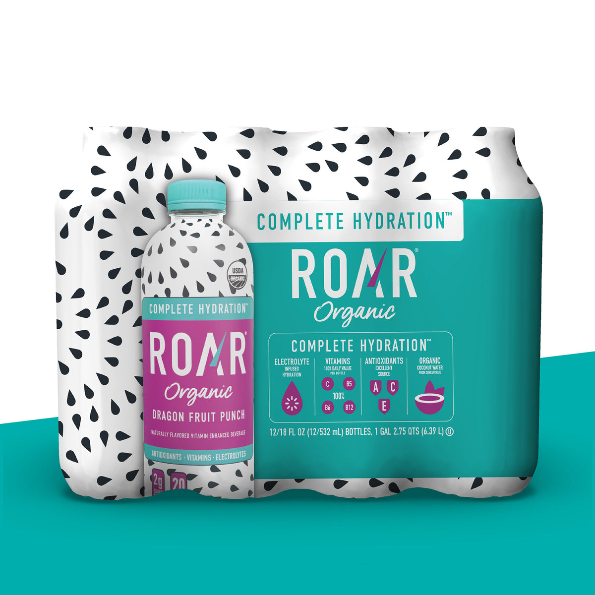 Dragon Fruit Punch (12 pack) – Roar Organic